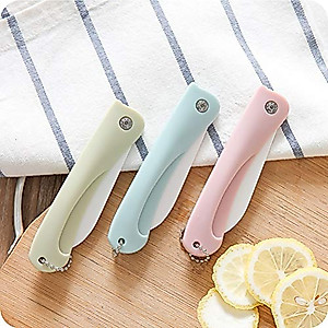 Fruit Knife, Portable Folding Ceramic Kitchen Knife for Kitchen Tools (As Shown)