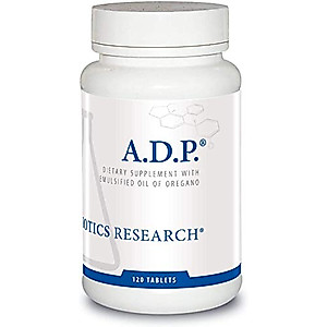 BIOTICS Research ADP Highly Concentrated Oil of Oregano, Optimal Absorption and Delivery. Antioxidant, Supports Microbial Balance