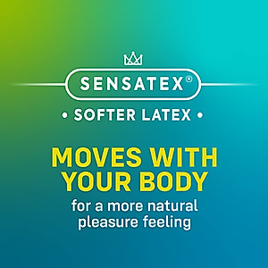 ONE Pleasure Plus Condoms | Dual Stimulation | Ultra Thin Latex Condoms | Extra Lubricated | Triple Tested | Nontoxic, Vegan, Non-GMO | 12 Pack