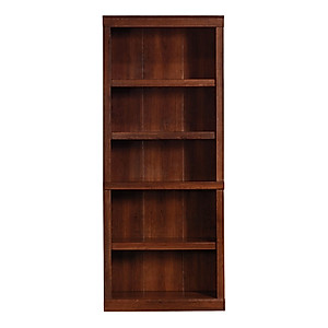 Realspace® 72"H 5-Shelf Bookcase, Mulled Cherry
