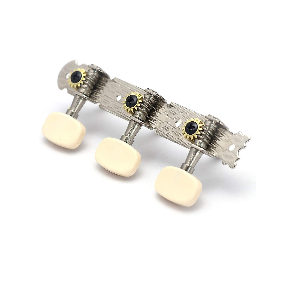 Metallor 3 on a Plank Guitar Tuning Pegs Chrome Plated Machine Heads Tuning Keys Tuners Single Hole for Classical Guitar 3L 3R. (G326)