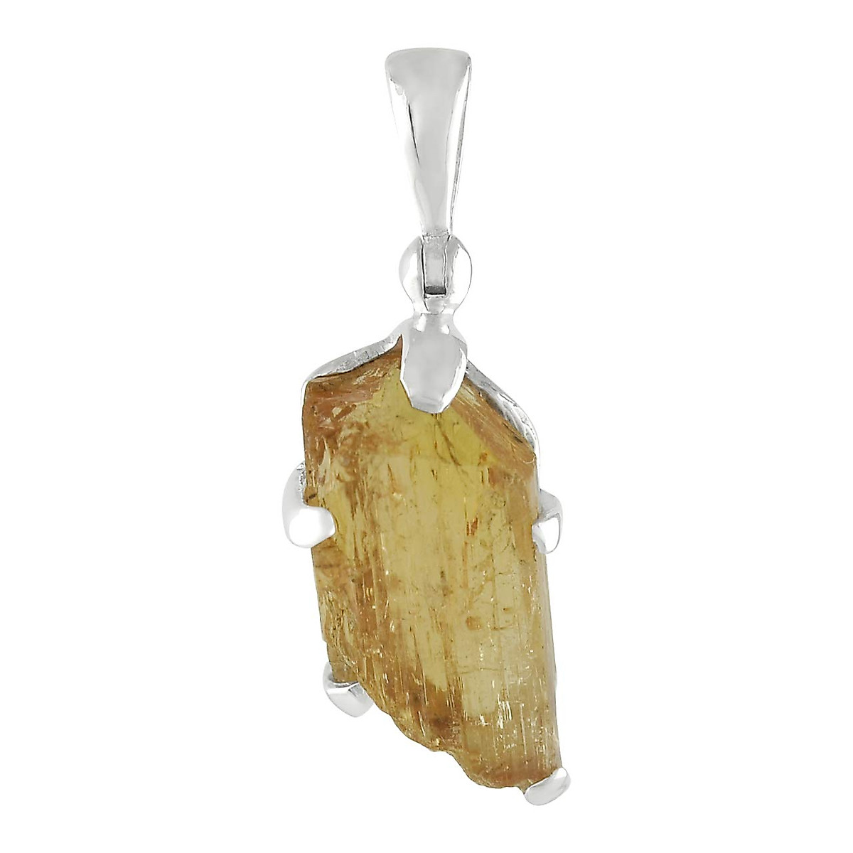 Starborn Imperial Topaz Crystal Pendant in Sterling Silver