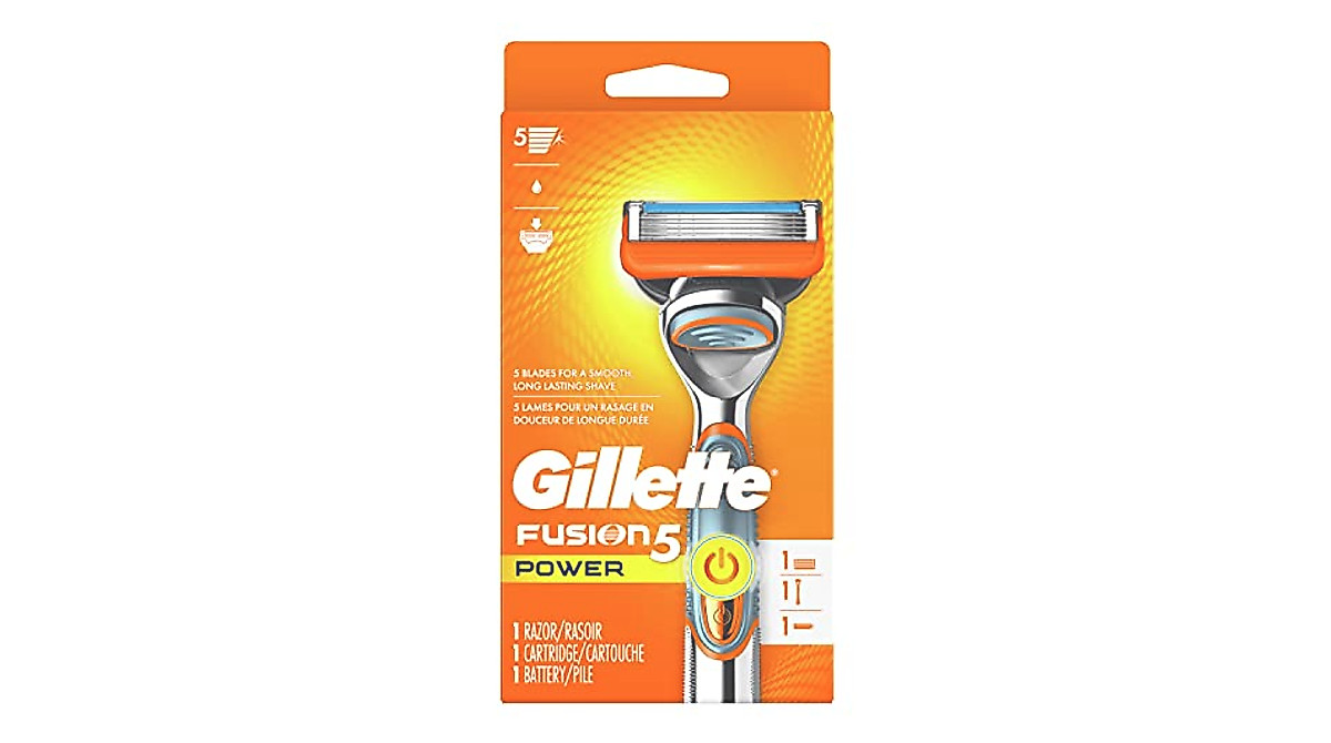 Gillette Fusion5 Power Razor for Men – Close & Comfortable Shave