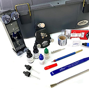 Delta Kits Windshield Repair System - Complete Mobile Auto Glass Repair Kit - Professional Grade - EZ-250S Mobile