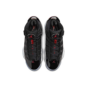 Nike Jordan 6 Rings, Black/Gym Red-White 322992 064 (us_Footwear_Size_System, Adult, Men, Numeric, Medium, Numeric_11)