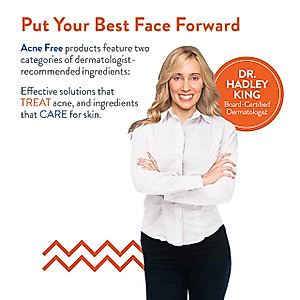 AcneFree Severe Acne 24 Hour Clearing System for stubborn acne, 4 Step Routine Kit