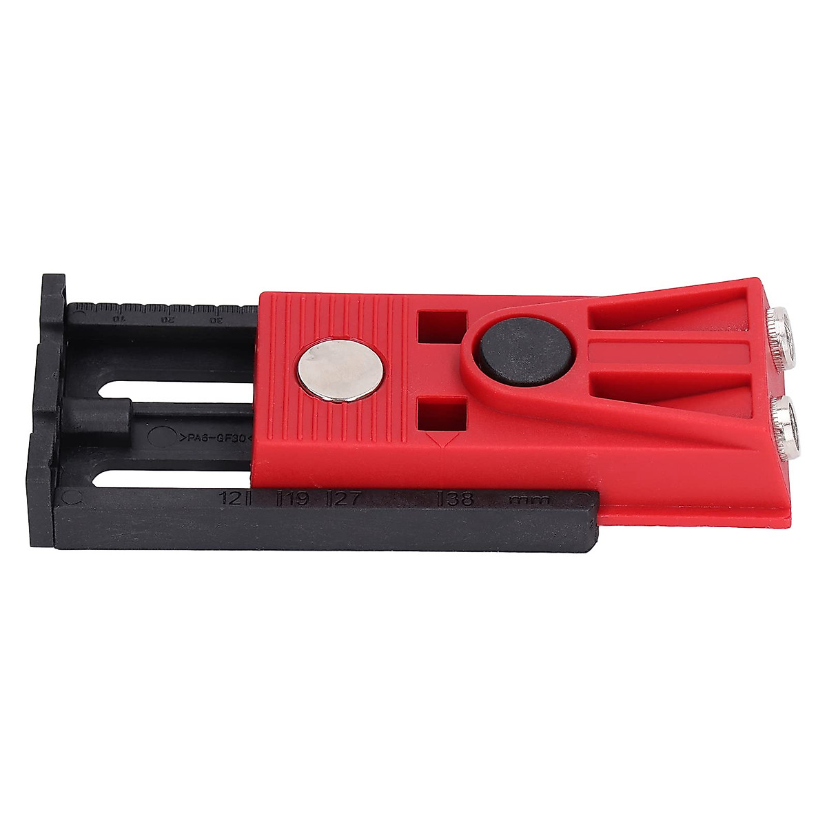 Orenic Woodworking Drill Guide Dowel Jig Kit, Precise Hole Positioning Accessories for Oblique & Pocket Hole Joinery, Self Centering Doweling Jig with Woodworking Angle Hole Locator, Drilling Fixture