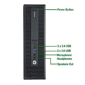 HP 800 G2 SFF Computer Desktop PC, Intel Core i5-6500 3.2GHz Processor, 32GB Ram, 1TB SSD, Wireless Keyboard & Mouse, WiFi | Bluetooth, New HP 23.8 LCD Monitor, Windows 10 Pro (Renewed)