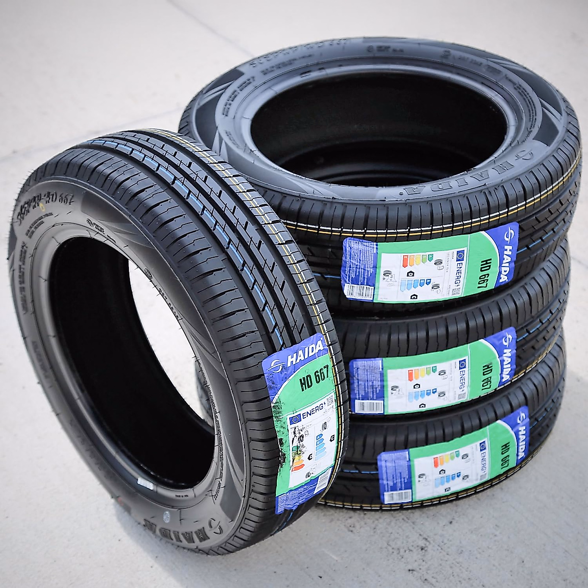 Haida SCEPHP HD667 All-Season Passenger Car Touring Radial Tire-145/70R12 145/70/12 145/70-12 69Q Load Range SL 4-Ply BSW Black Side Wall