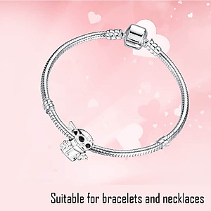 zhenliyin Zhenliyin S925 Sterling charms Silver Baby Yoda Master Star Wars Mandalorian Bead Bracelet child Cartoon Beaded Charm (1.yoda baby.)