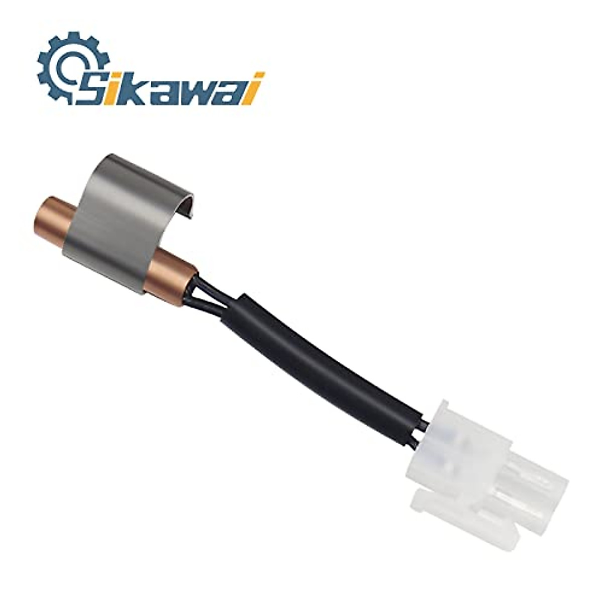 Sikawai W10383615 Refrigerator Thermistor with Clip Fit for Whirl-Pool Refrigerator Replaces WPW10383615VP 2118226 AP6020675 PS11753994