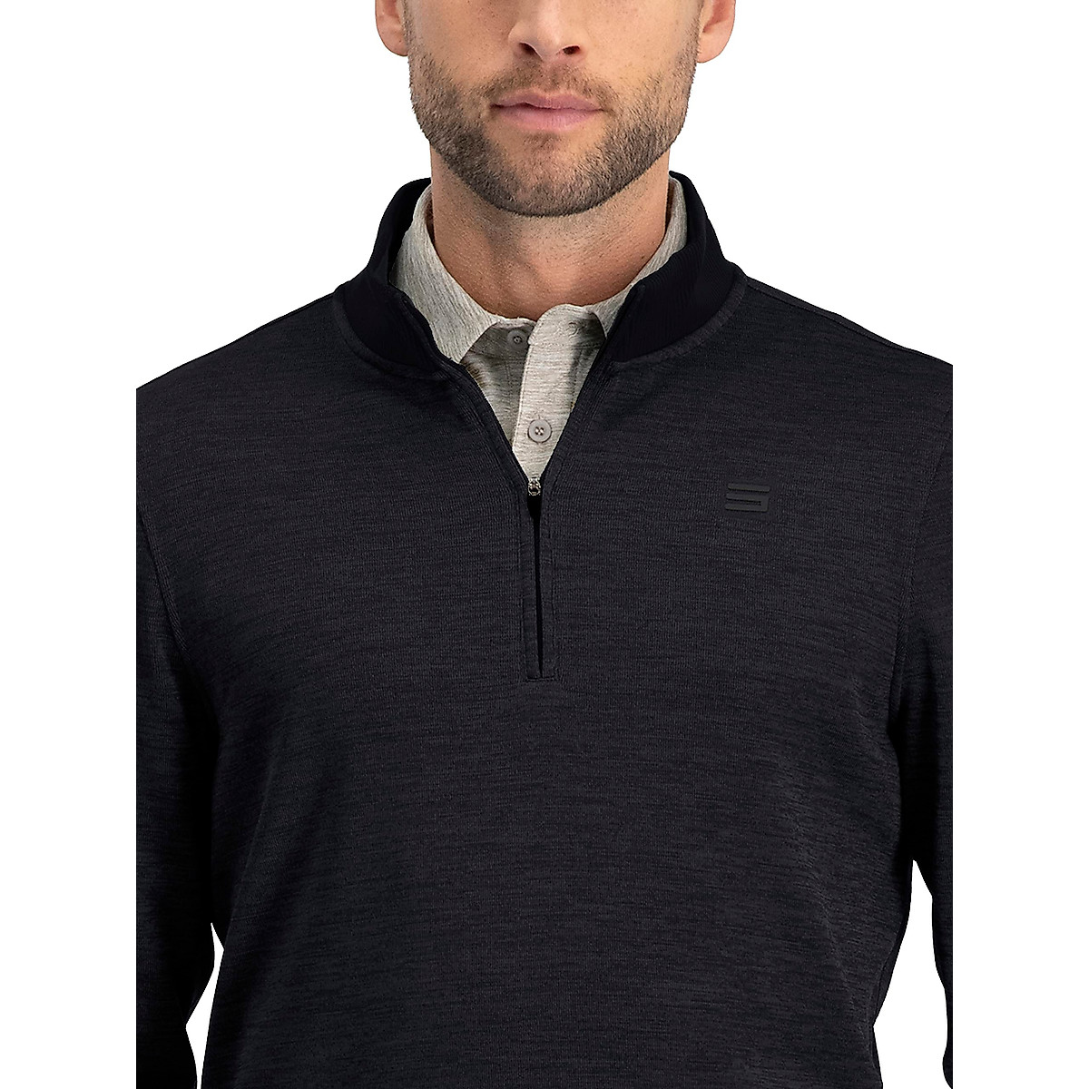Three Sixty Six Dry Fit Pullover Sweaters for Men - Quarter Zip Fleece Golf Jacket - Tailored Fit