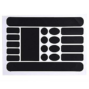Yosoo Health Gear Bike Chainstay Stickers, Chainstay Protector, Bicycle Chainstay Frame Protector, Bike Protective Tape Guard for Road Bike MTB, Pushchairs, Mountain Bike(Black)