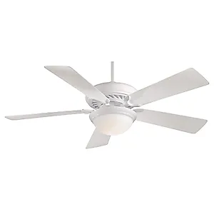 MINKA-AIRE F569L-WH Supra 52 Inch LED Ceiling Fan in White Finish