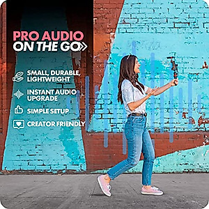 Movo VXR10 Universal Video Microphone with Shock Mount, Deadcat Windscreen, Case for iPhone, Android Smartphones, Canon EOS, Nikon DSLR Cameras and Camcorders - Perfect Camera Microphone, Shotgun Mic