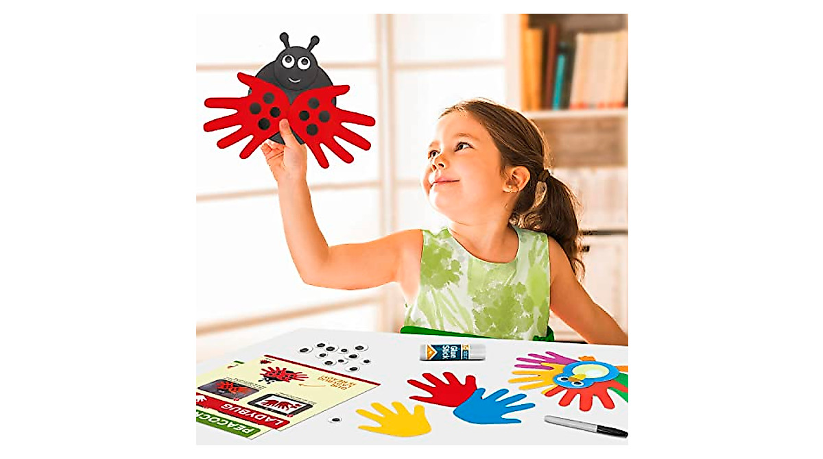 Arts and Craft Kit for Kids Ages 3-5 | Easy Animal Crafts Set