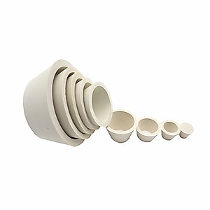 Buchner Funnel Vacuum Sealing Adapter Flask Seal Set of 8 Sizes