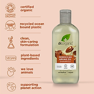 Organic Doctor Moroccan Argan Oil, Shampoo, 9 Fluid Ounce