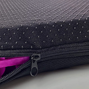 Gel Seat Cushion, Egg Seat Cushion for Tailbone, Back, Sciatica Pain Relief - Gel Enhanced Seat Cushion Chair Pads Wiht Non-Slip Cover for Office Home Chair Car Seat Wheelchair (Extra Thick, Voilet)