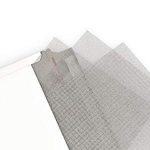 TIMESETL 3 Pcs Stainless Steel Woven Wire 8 Mesh - 12" x 8"(30x21cm) Garden Fence BBQ Wire Mesh Window Screen Mesh