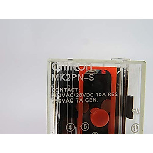 Omron# Mk2Pn-S-Ac24, Mk2Pnsac24 Dpdt 24Vac General Purpose Relay