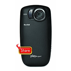 Kodak PlaySport (Zx5) HD Waterproof Pocket Video Camera - Black (2nd Generation)