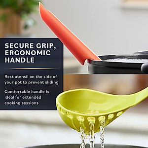 Home Hero 6 Pcs Kitchen Utensils Set - Nested Cooking Utensils Set - BPA Free First Home Essentials Utensil Sets - Household Essentials Kitchen Gadgets (Rainbow)