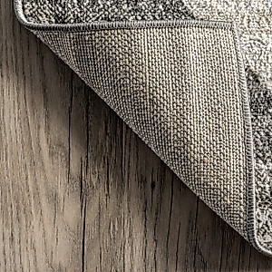 nuLOOM Gianna Contemporary Geometric Checker Tile Area Rug, 4x6, Grey