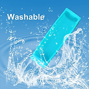 TOKERSE Glow Case for Vizio XRT136 / Vizio XRT140 Remote Control - Silicone Cover for VIZIO XRT136 XRT140 Smart TV Remote Control Replacement Holder Skin Sleeve Case Cover Glow in The Dark - Blue