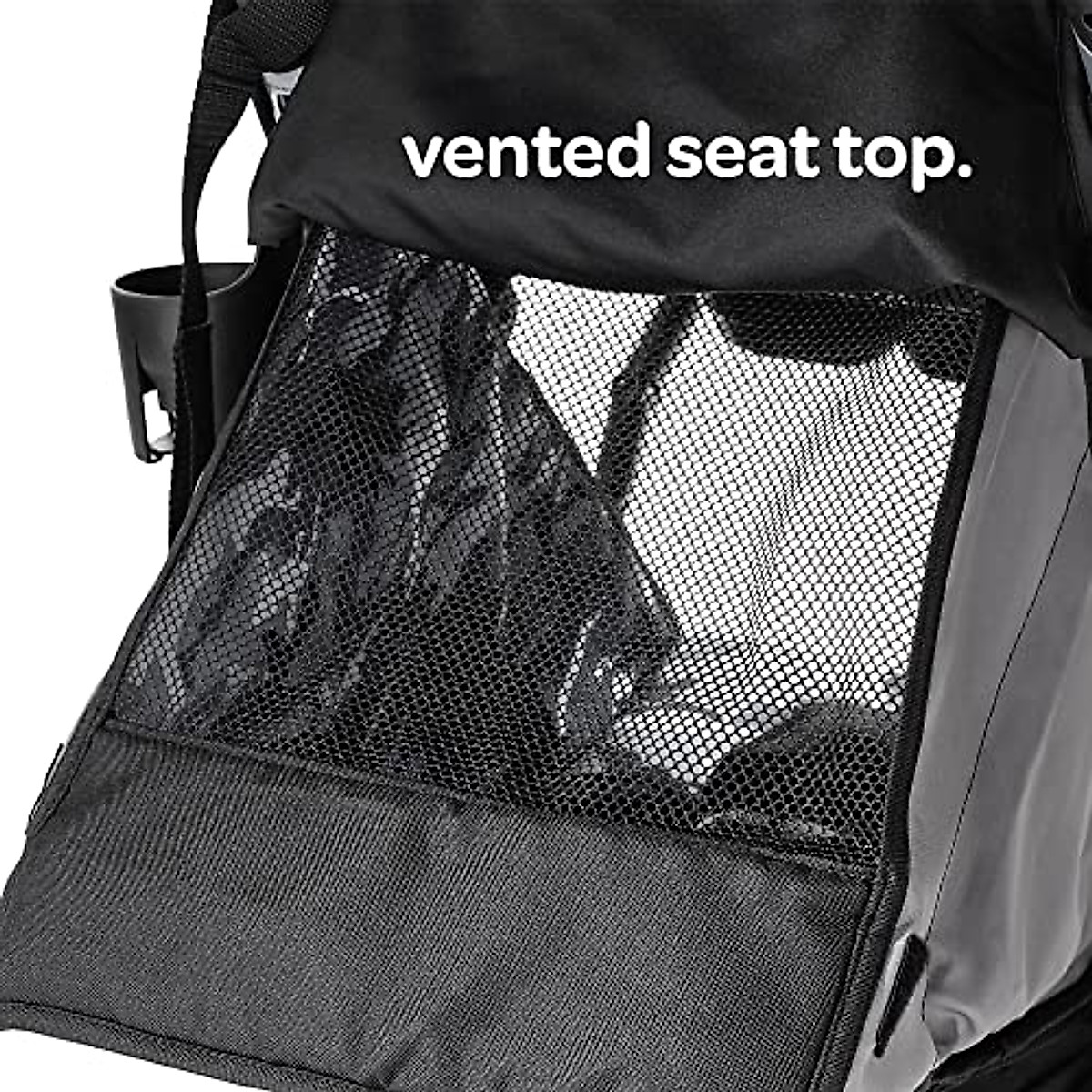 Larktale chit Chat Plus | Lightweight Full-Featured Stroller for Newborns and Toddlers | Compact Folding Stroller for Travel Featuring Eco-Friendly Materials and One-Handed Steering, Nightcliff Stone