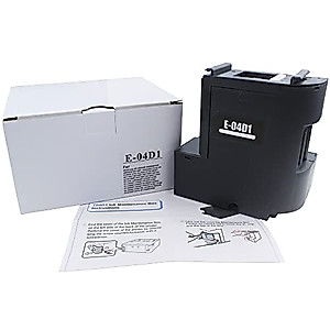 UniPrint E04D1 Maintenance Tank Box Compatible for ET-3710 ET3700 ET3750 ET4750 WF-2860 L6168 L6178 L6198 L6170 L6190 L6191 L6171 M2170 M1170 XP-5100 XP-5105 ST-M1000 ST-M3000 ET-4760 Printer