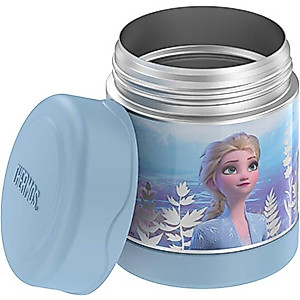 THERMOS FUNTAINER 10 Ounce Stainless Steel Vacuum Insulated Kids Food Jar, Frozen 2