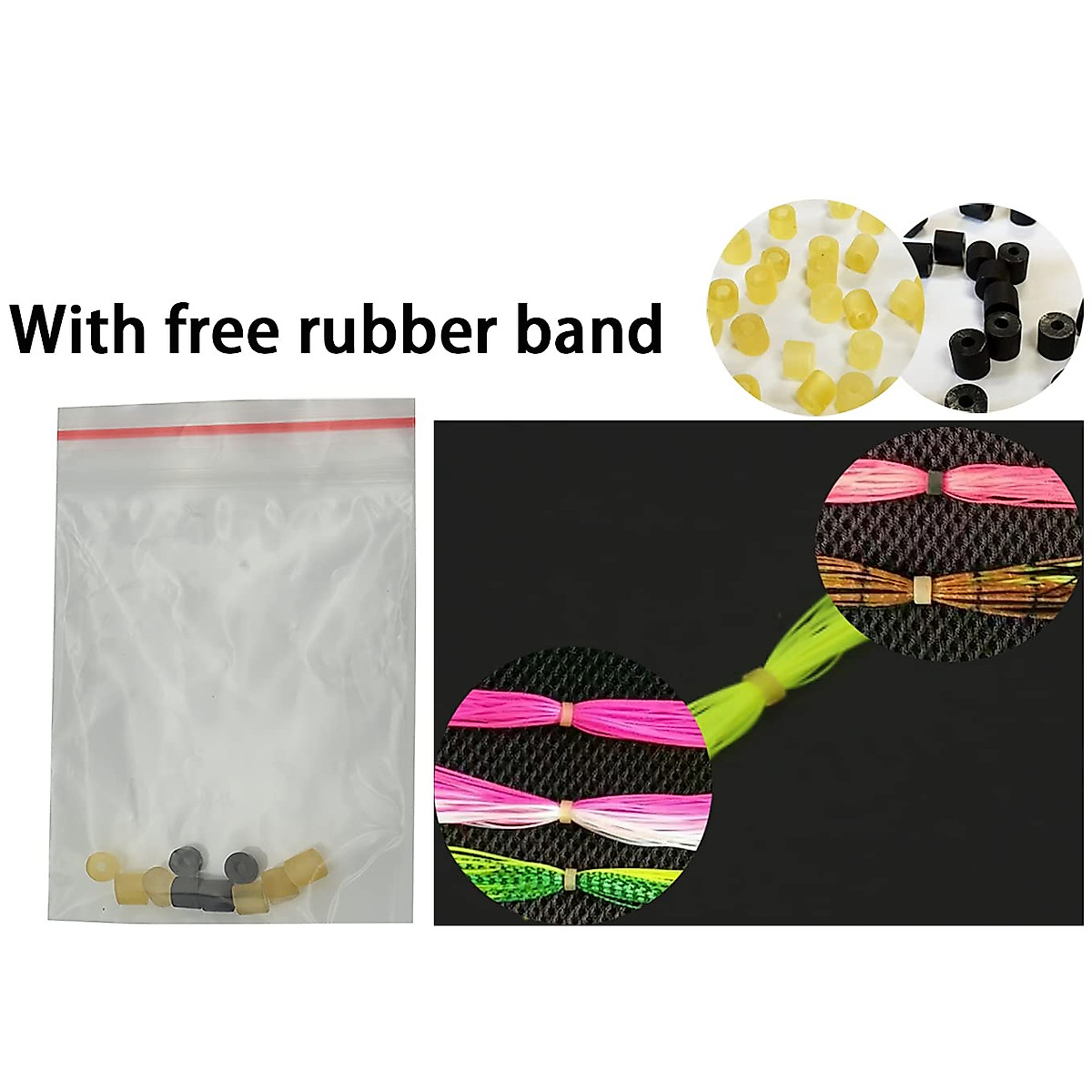 10 Colors 20 pcs Fishing Jig Lures Rubber Skirt Tab Multicolor Silicone Skirts Whole Sheet DIY Spinner Bait Squid Rubber Thread Lures Regular Skirt Collars Included Fly Tying Material Stripe Spots