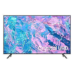 SAMSUNG 58-Inch Class Crystal UHD CU7000 Series PurColor, Object Tracking Sound Lite, Q-Symphony, 4K Upscaling, HDR, Gaming Hub, Smart TV with Alexa Built-in (UN58CU7000, 2023 Model)