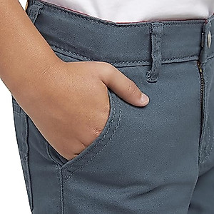 Levi's Boy's 502 Regular Taper Fit Chino Pants, Dark Slate, 10