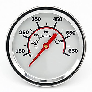 Grill Temperature Gauge for Char-Broil Grills, 3 Inch Diameter, Accurate BBQ Grill Smoker Thermometer Gauge Replacement