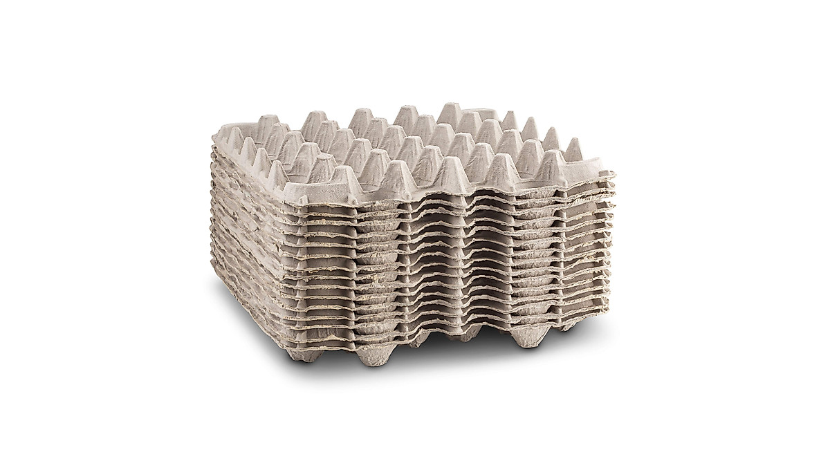 Durable Biodegradable Egg Cartons - Store Up to 30 Eggs