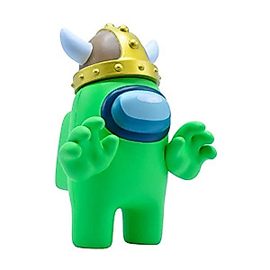 Just Toys LLC Among Us Collectible Figures - Series 2 (Green w/Viking Hat)
