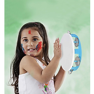 Rhode Island Novelty 5.5 Inch Mini Tambourines, Pack of 12 Assorted