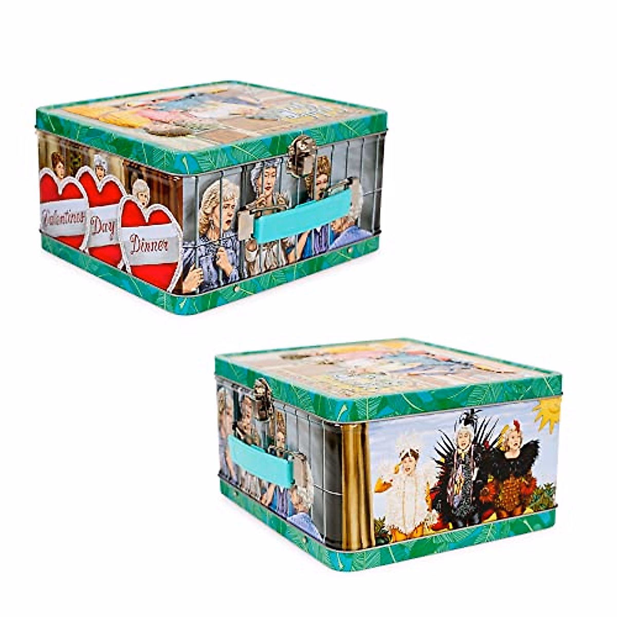 Toynk The Golden Girls Cast Retro Metal Tin Lunch Box Tote Exclusive