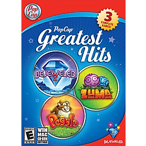 PopCap Greatest Hits - Bejeweled 2, Peggle, Zuma - PC/Mac