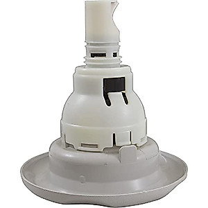 Waterway Plastics Jet Intl, WW Power Storm, 5" fd,Dir,Text Scal, Sterling Silver