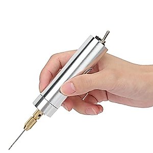 Electric Mini Drill Grinder, Mini Drill Set Grinder Kit, Adjustable Speed Polishing Engraving Grinding Pen Tool Kit, Low Noise, for Grinding, Polishing, Drilling