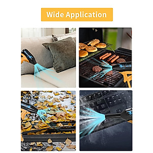 Mini Jet Dry Blower for Dewalt 20V Battery with Brushless Motor Handheld Jet Fan with 4 Gears Adjustable for Garages Sawmill Home Workshop Car Cleaning (No Battery)