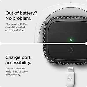 Spigen Classic Fit Designed for Airpods 3rd Generation Case with Keychain, Premium Fabric Airpods 3 Case (2021) - Black