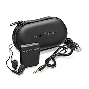 Sound Oasis World’s Smallest Sound Machine, Portable White Noise Machine, 25 hr continuous, Relaxing, non-looping White Noise,10 Tones-high to low pitch, Mask Tinnitus, Ear Ringing Relief, Focus.