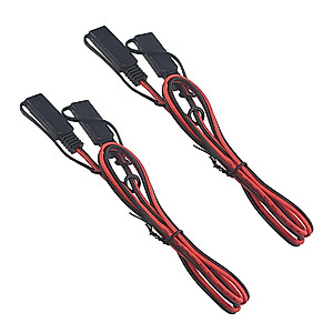 WMYCONGCONG 4 PCS SAE to SAE Extension Cable Quick Disconnect Wire Harness SAE Connector 3.28 Feet, 18 Gauge (3.28Ft)