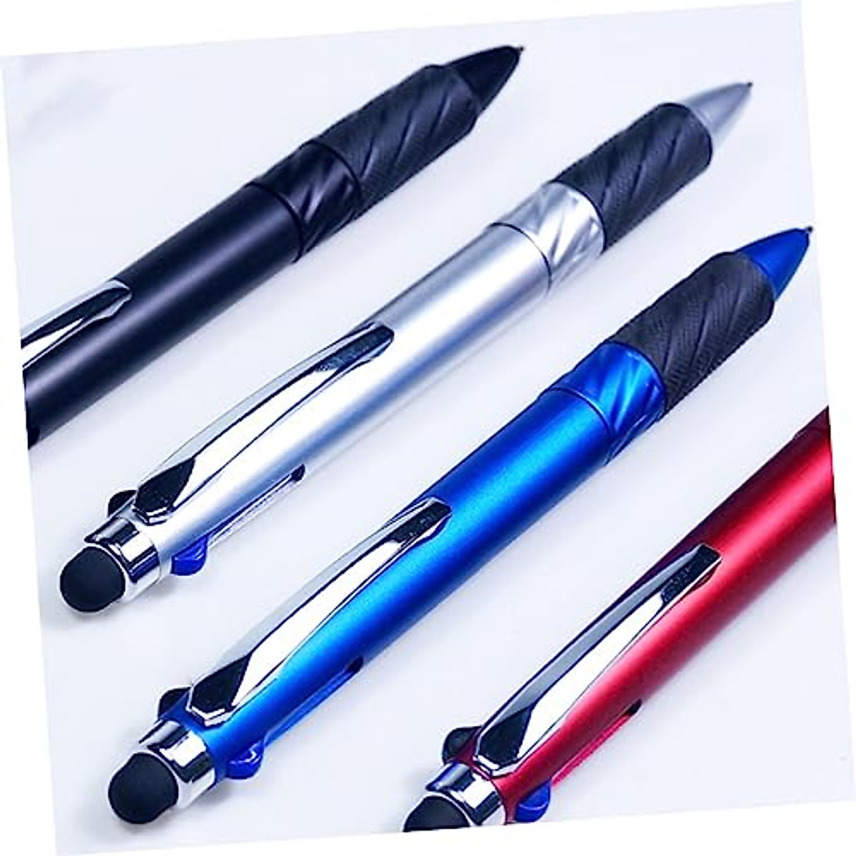 NUOBESTY 8 Pcs 1 Set Multifunction Stylus Phone Touch Pen Touch Stylus Pen Stationery Phone Stylus Smart Phone Stylus Pen Pilot Fountain Pen Portable Meeting Pens Ball Pens with Stylus Flat