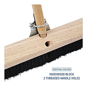 Boardwalk BWK20236 2.5 in. Black Tampico Fiber Bristles 36 in. Brush Floor Brush Head