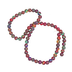 48pcs Bracelets in Bulk Jewelry Accessories Gemstone Bracelets Jewelry Making Accessories Malachite Beads DIY Accessories Kit Beading Kits Jewelry Beads Loose Beads Spacer Beads